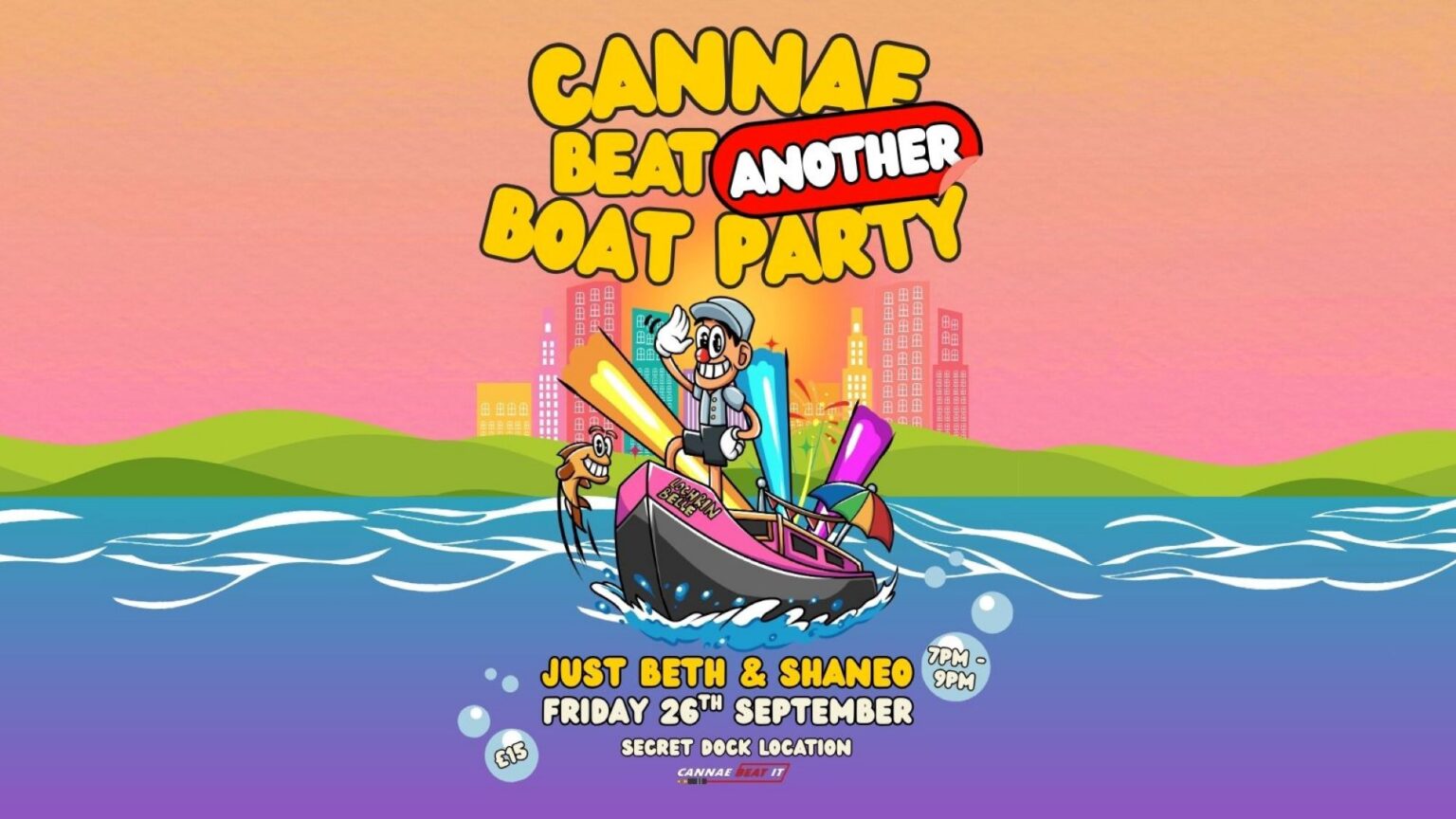 Cannae Beat Another Boat Party - Forever Edinburgh