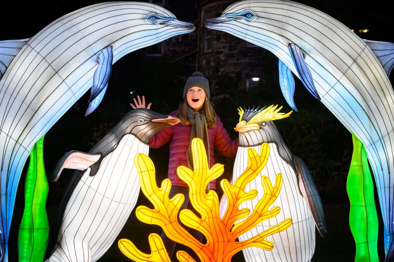 Edinburgh Zoo’s Giant Lanterns - Forever Edinburgh